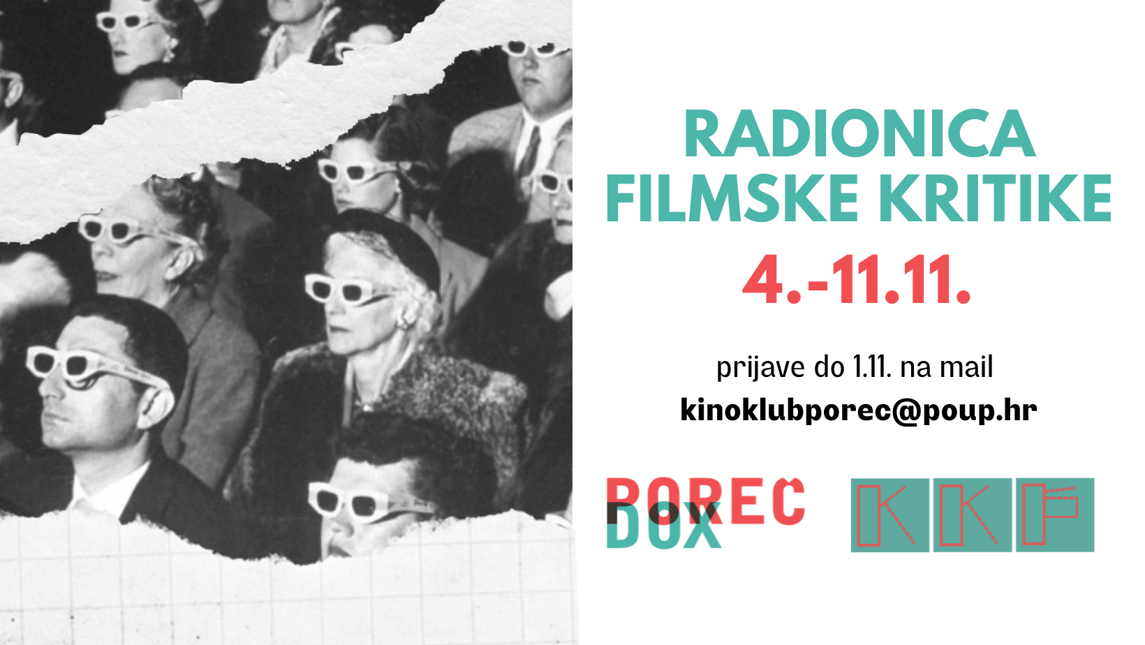 RADIONICA FILMSKE KRITIKE | Pučko otvoreno učilište Poreč